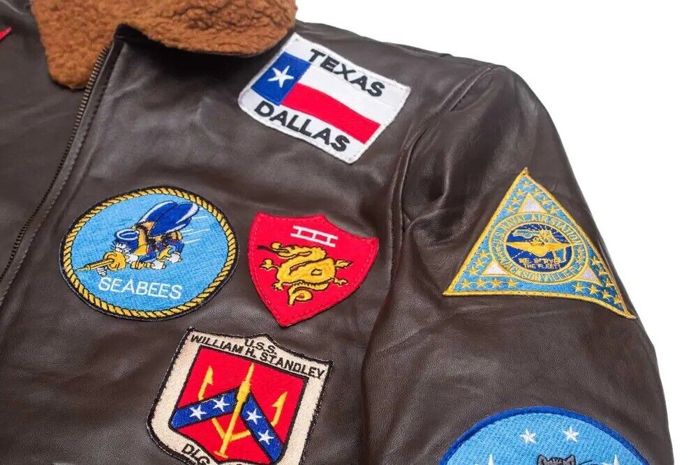 Tom Cruise Pete Maverick Leather Jacket For Men-The Leather Gems