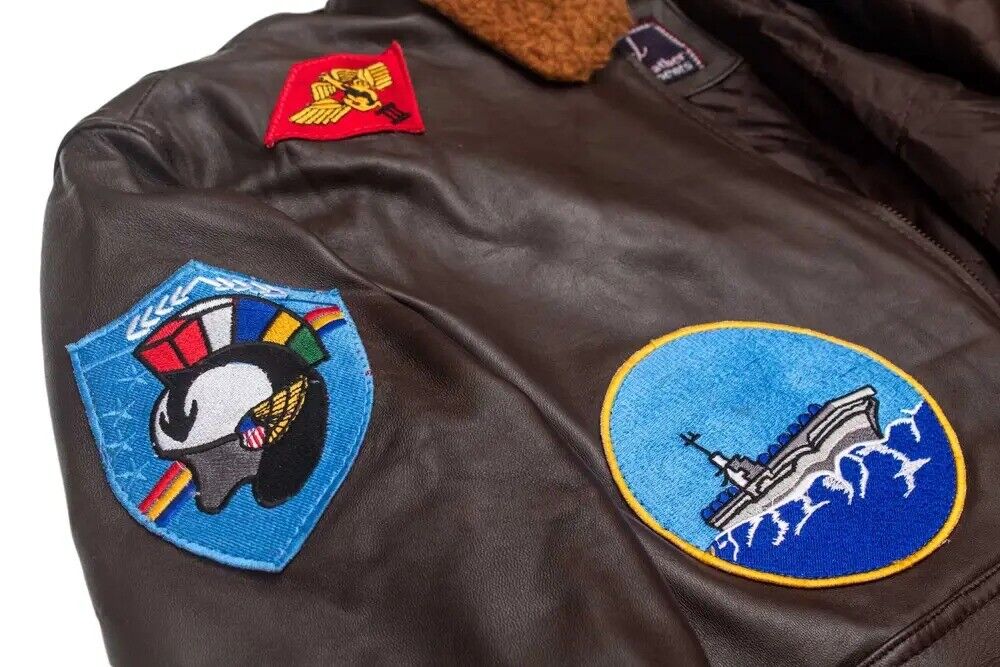 Tom Cruise Pete Maverick Leather Jacket For Men-The Leather Gems