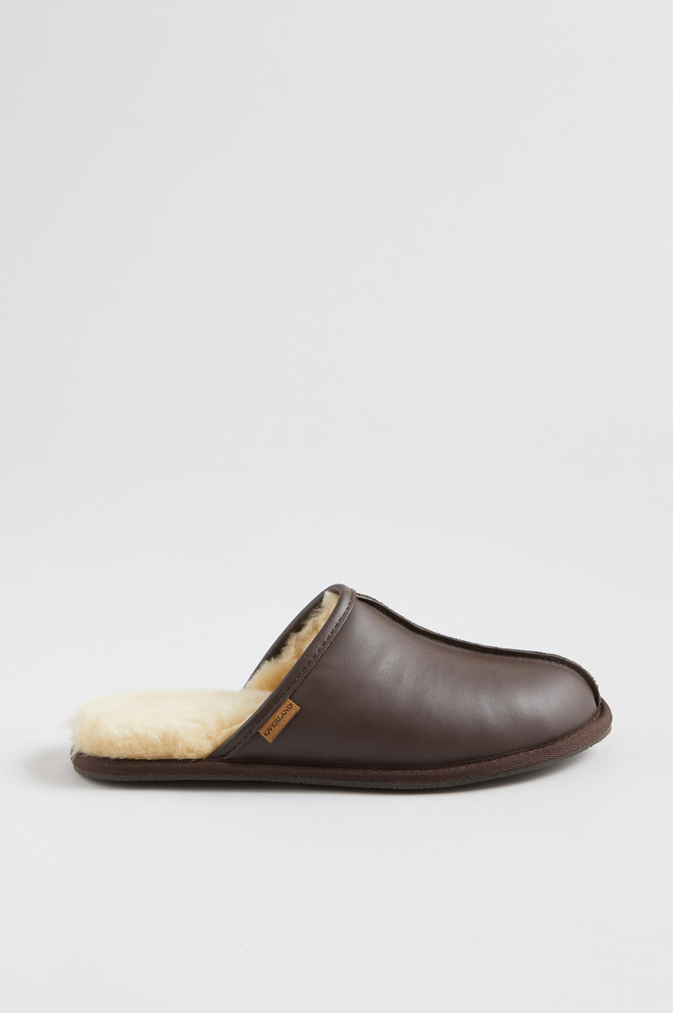 Classic Merino Shearling-Lined Scuff Slippers For Men-The Leather Gems