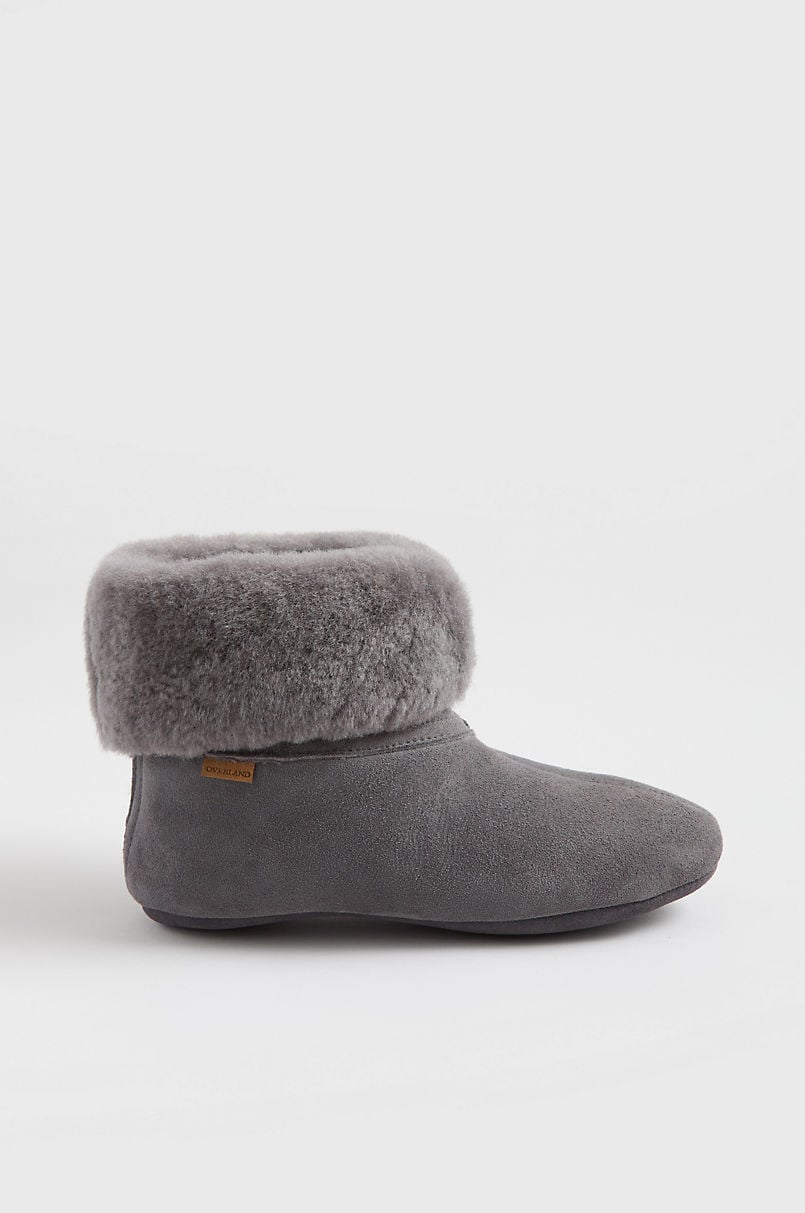 Women's Lily Merino Sheepskin Soft Sole Slippers-The Leather Gems