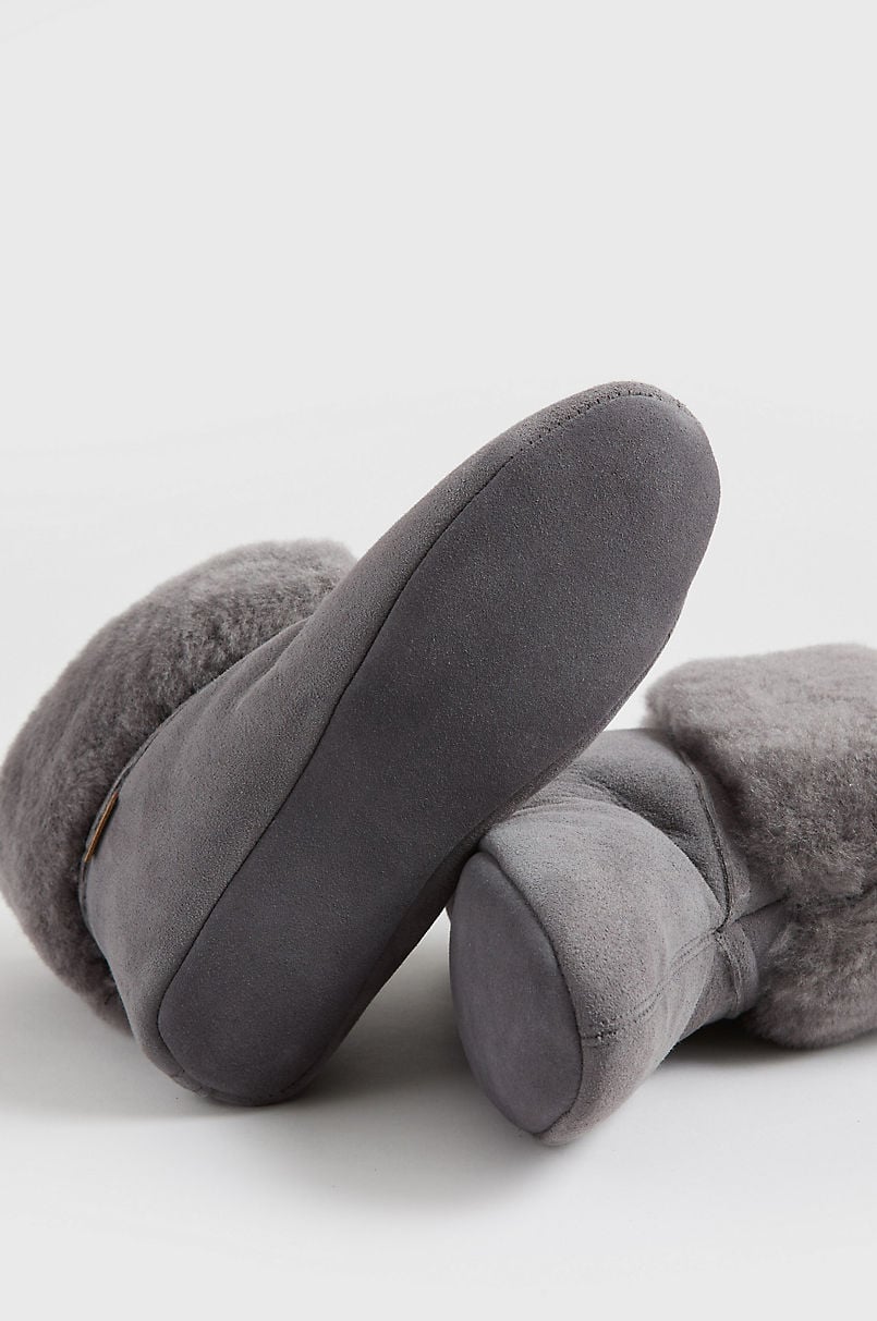 Women's Lily Merino Sheepskin Soft Sole Slippers-The Leather Gems