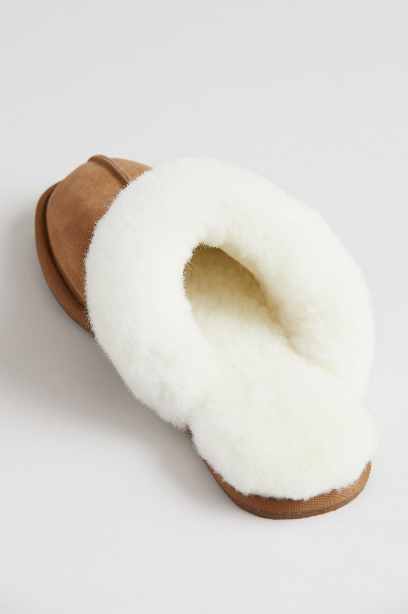 Women's Classic Merino Shearling Lined Scuff Slippers-The Leather Gems