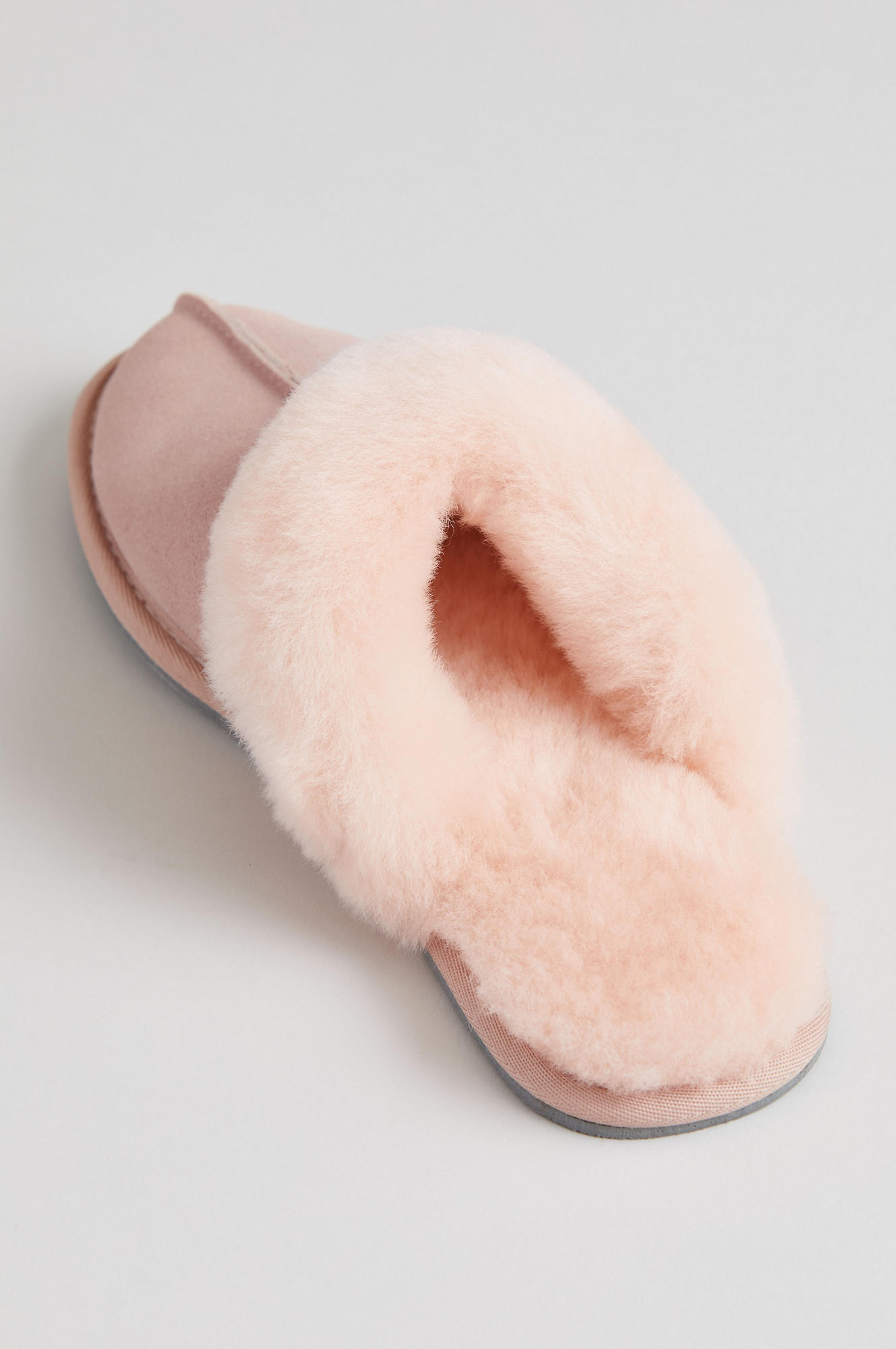 Women's Classic Merino Shearling Lined Scuff Slippers-The Leather Gems